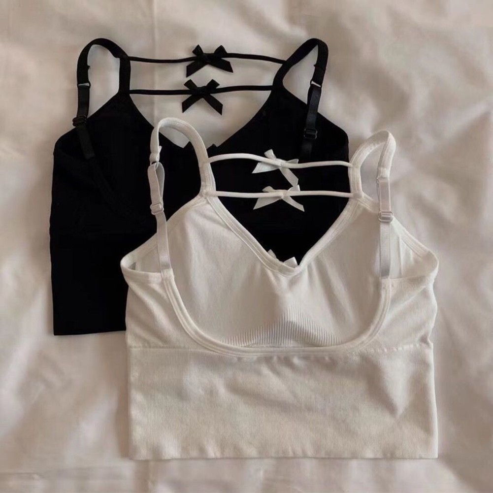 【lucky】 Non Steel Ring Camisole Beautiful Back Chest Wrapping Base Bra ...