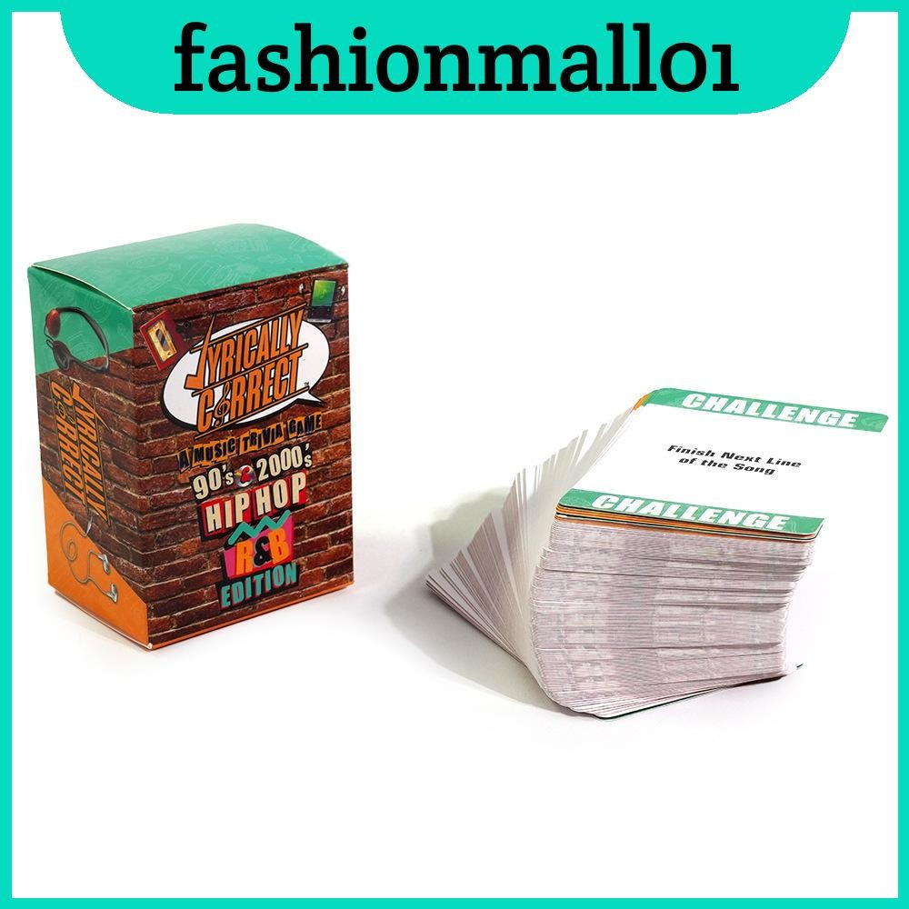 Lyrically Correct 90s And 2000s Hip Hop Party Card Game With Fun Themes ...