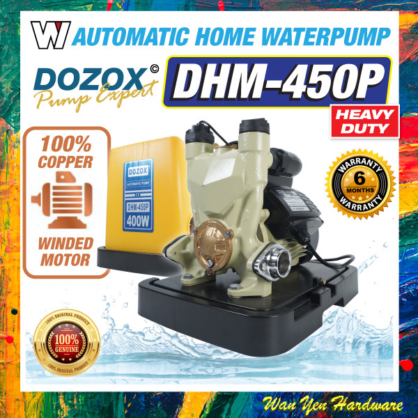 DOZOX DHM450P Intelligent Automatic Self Priming Pump / Booster Pump ...