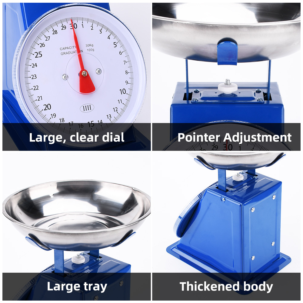 10/30Kg Commercial Mechanical Scale Kitchen Spring Weight Scale ...
