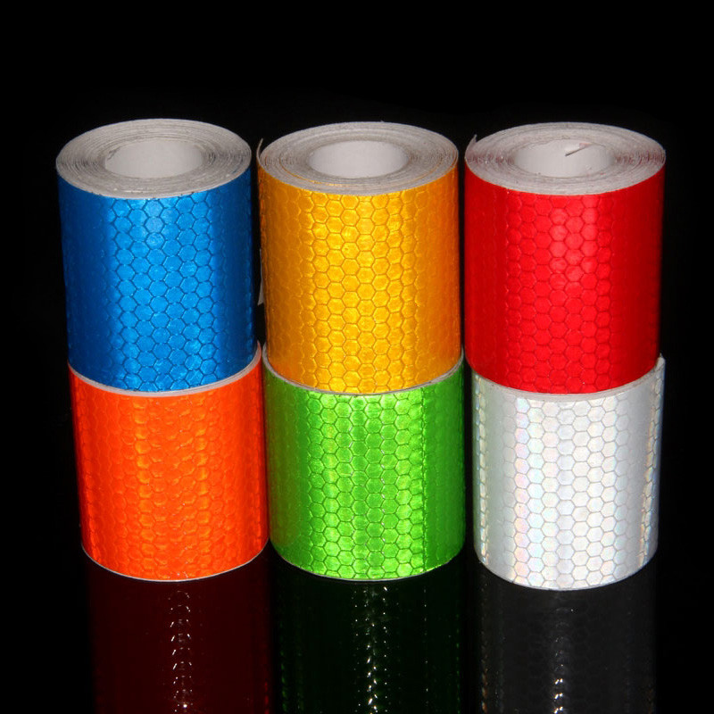 3M Reflective Car Stickers Waterproof Self-Adhesive Safety Warning Tape ...