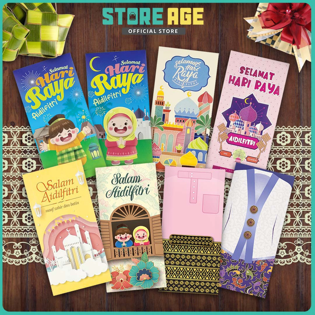 Store Age [10pcs] Sampul Raya Minimalist | Sampul Duit Raya Murah ...