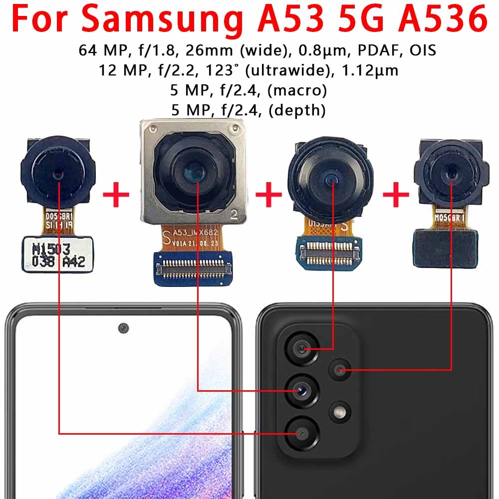 Original Rear Back Camera For Samsung Galaxy A53 5G A536 A54 5G A546 ...
