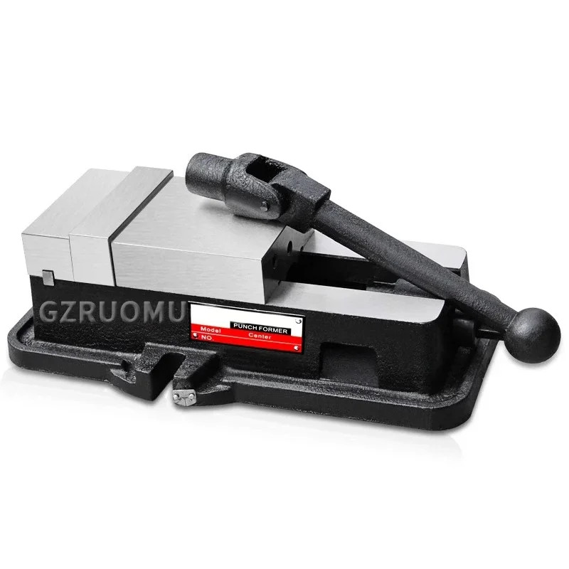 6 Inch High Precision Bench Vice Angle Fixed Vise Heavy Duty Flat Nose ...