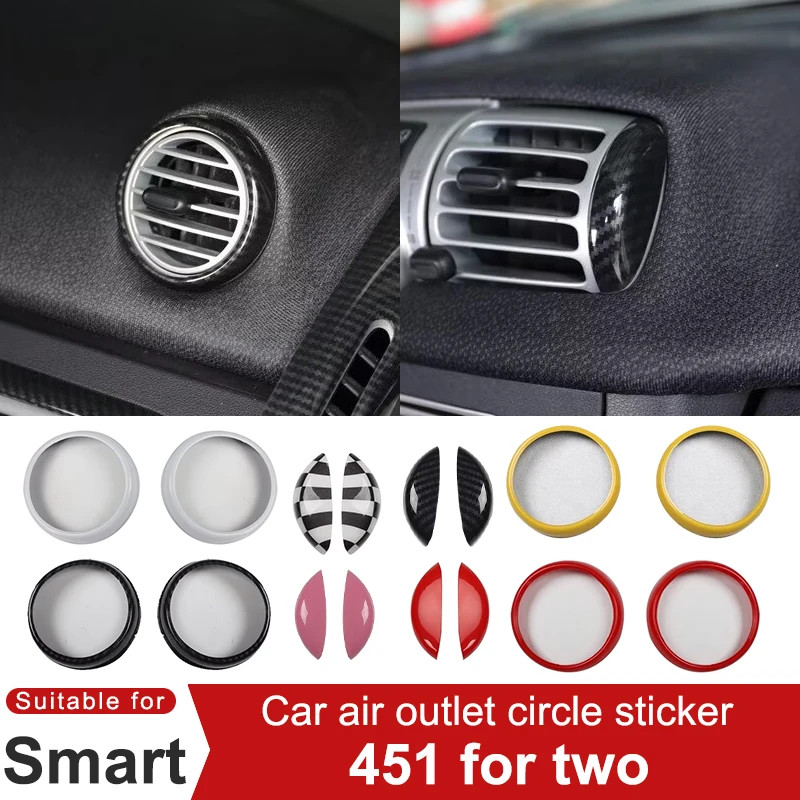 For Smart Brabus 451 Fortwo Car Center Both Side Air Outlet Ring ...