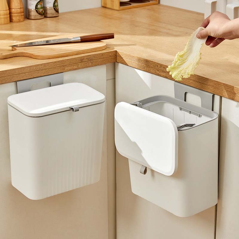Wall Mounted Kitchen Cabinet Door Cupboard Hanging Dustbin Trash Can ...