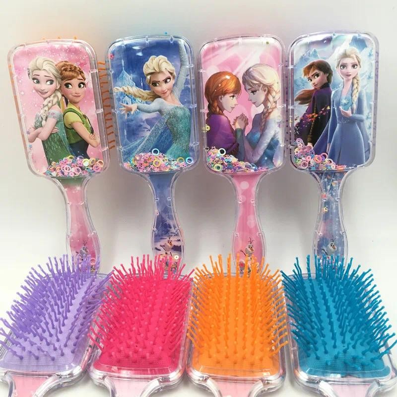 Disney Anime Frozen Comb Kawaii Elsa Anna Princess Children Comb ...