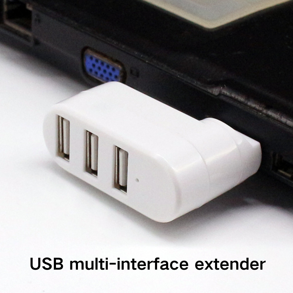 ♕LOCAL STOCK♕ Mini Rotatable 3 Ports USB Hub High Speed Data Transfer ...