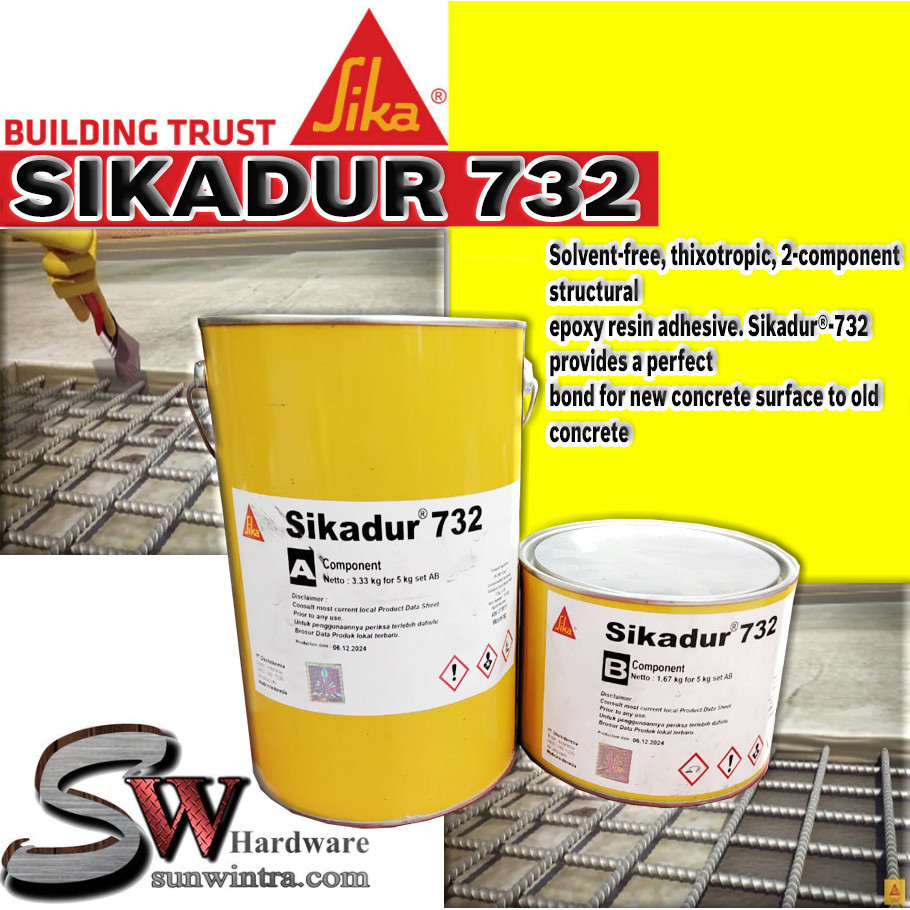 SIKA Sikadur-732 ( A+B ) 5KG Epoxy Raisin Bonding | Shopee Malaysia