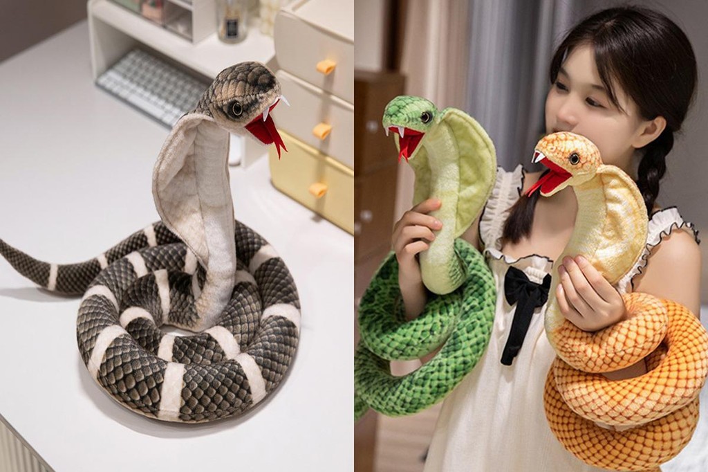 Realistic Snake Plush Artistic Snake Plush Design Realistic Plush Snake ...