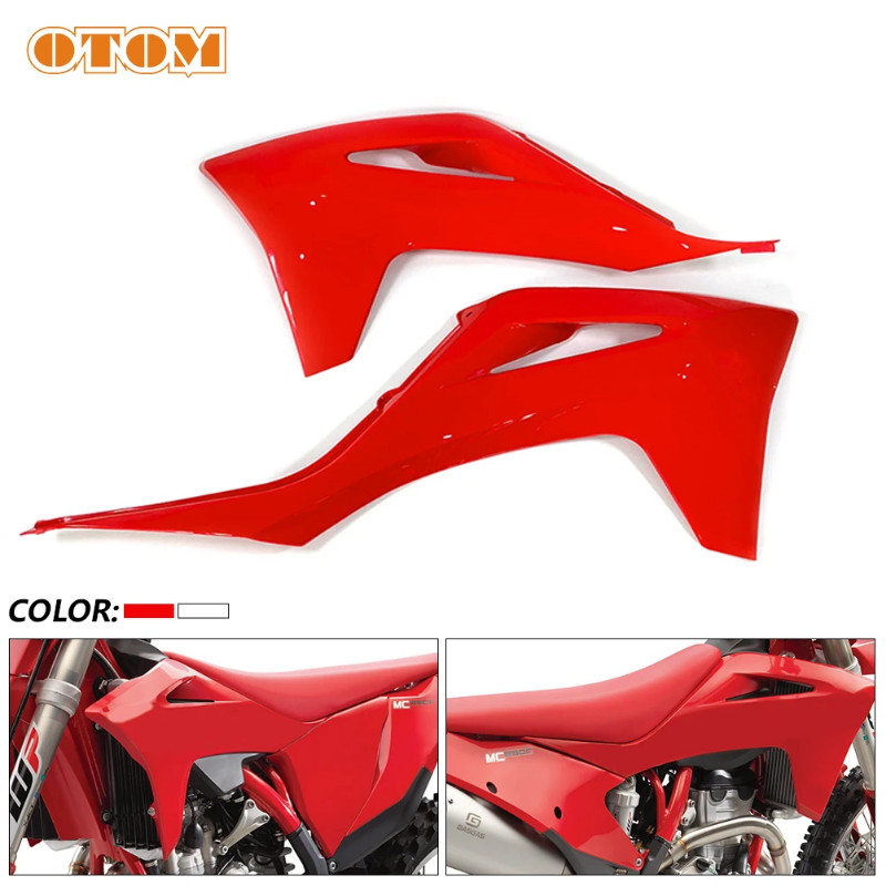 OTOM Motorcycle Front Radiator Shrouds Cover Motocross Enduro Plastic ...