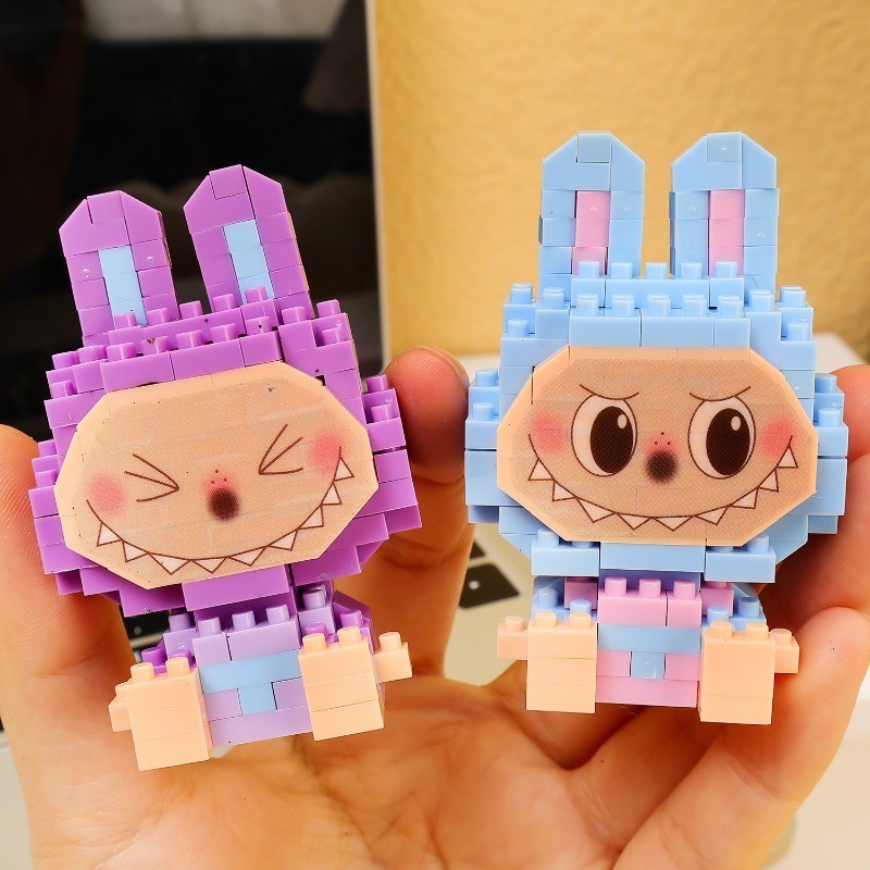 1/2Pcs Labubu Building Block Toys - Legoland Children's Toys - Cartoon ...