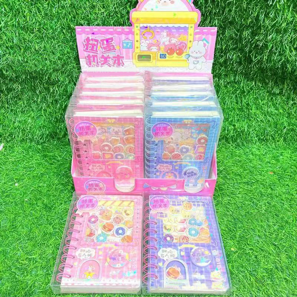 Cartoon Style Gashapon Machine Shake Notebook Fun Cute Capybara Coil ...