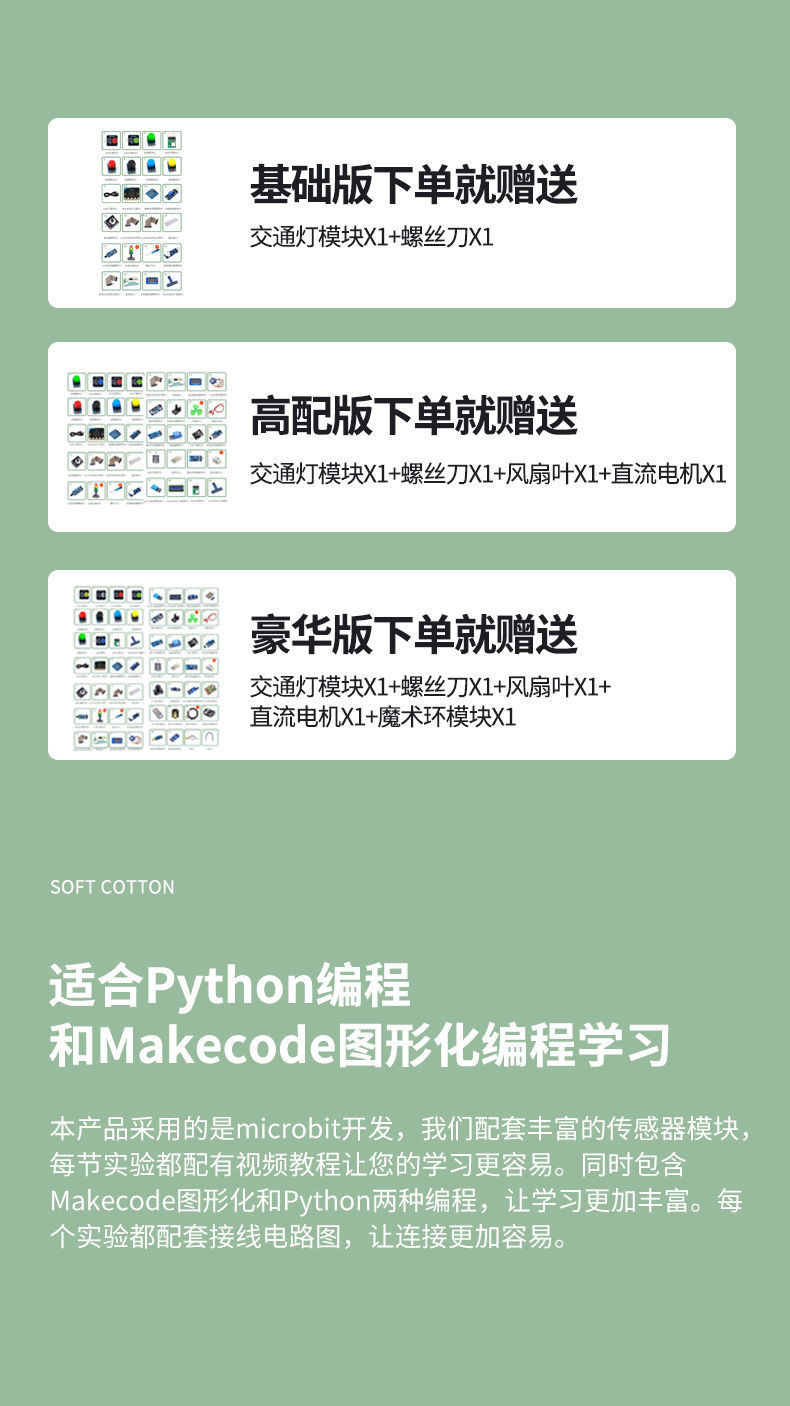 Micro microbit Programming Kit Python Graphic Robot Maker Education ...