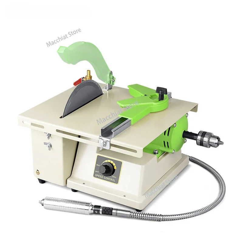 Table grinding machine Small table saw cutting machine wax Buddha beads ...