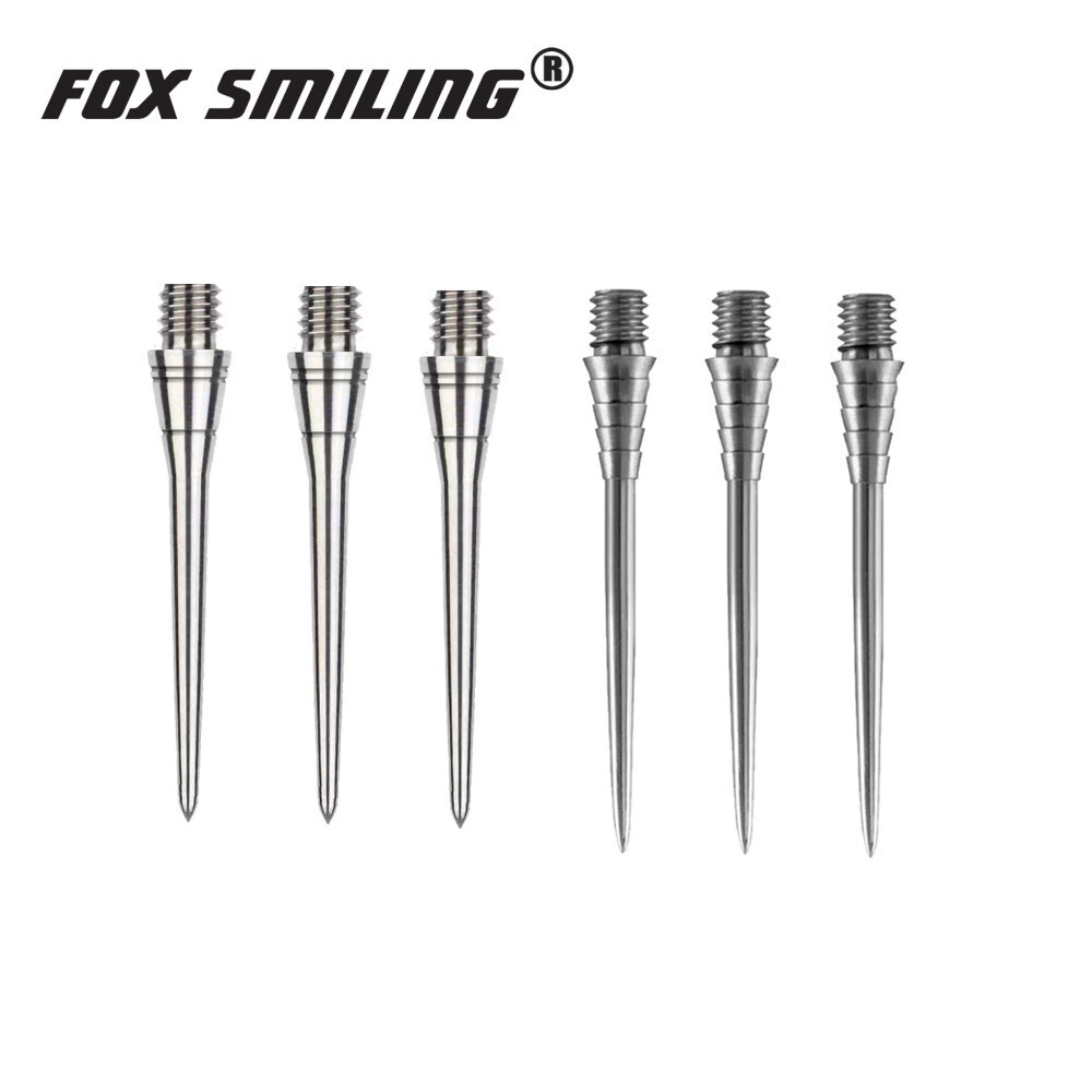 FOX SMILING 32/34mm Changeable Dart Pin Steel Tip Point Replaceable ...
