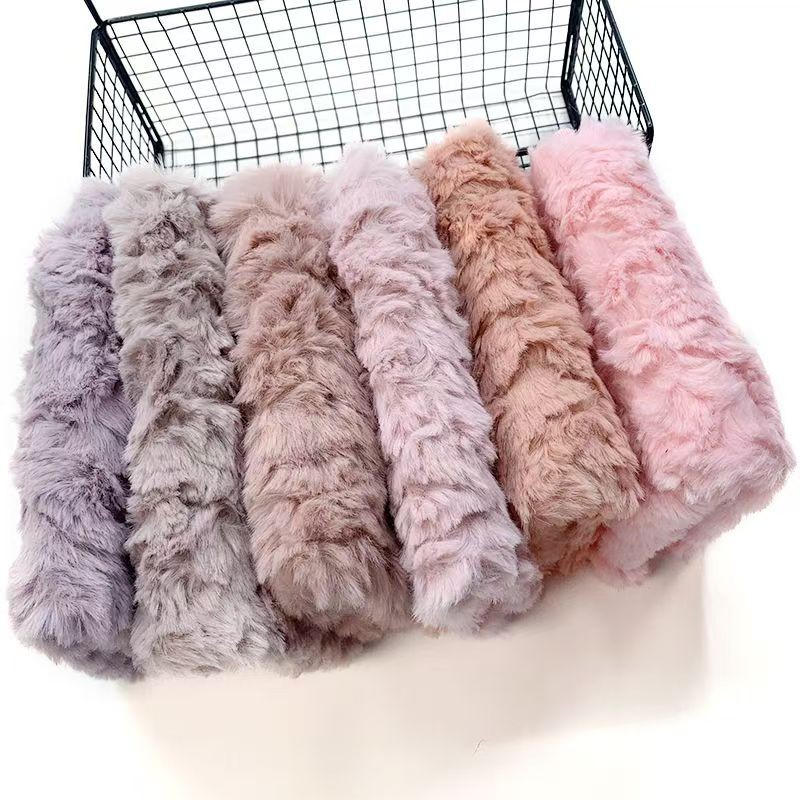 12mm Dense Miami Rabbit Fur Velvet Fabric Fursuit Cotton Doll DIY ...