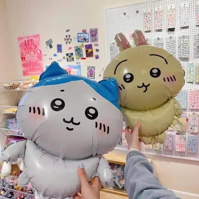 Kawaii Chiikawa Aluminum Film Balloon Kids Girl Hachiware Usagi Balloon ...