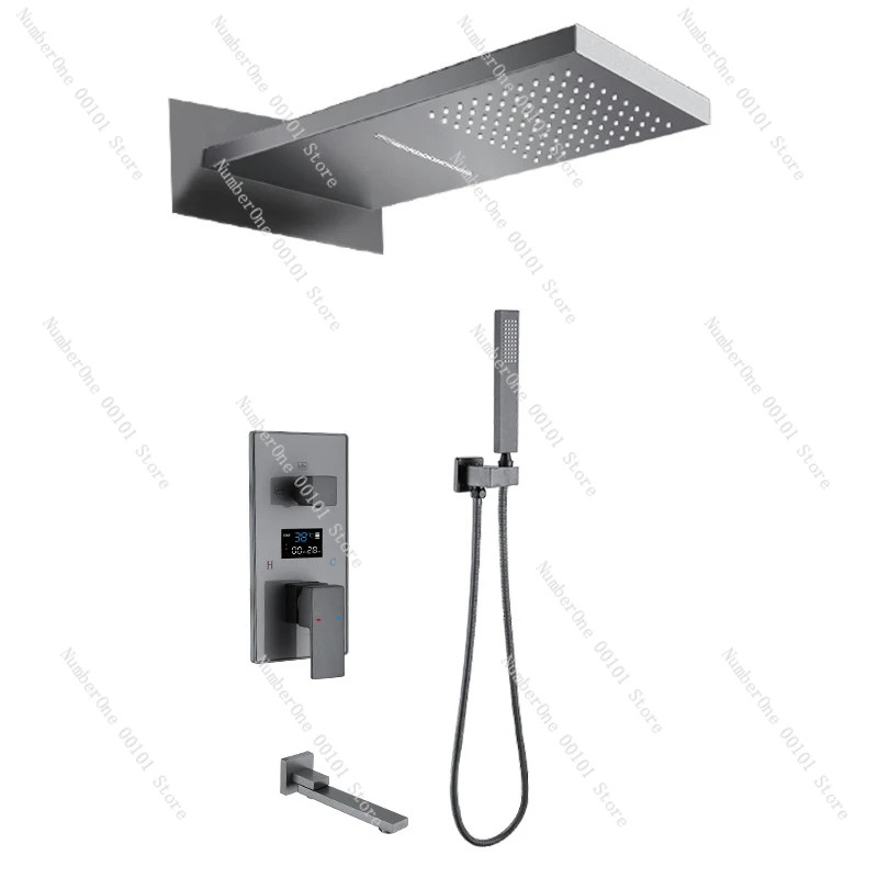 Shower waterfall rainforest shower shower set household bathroom ...