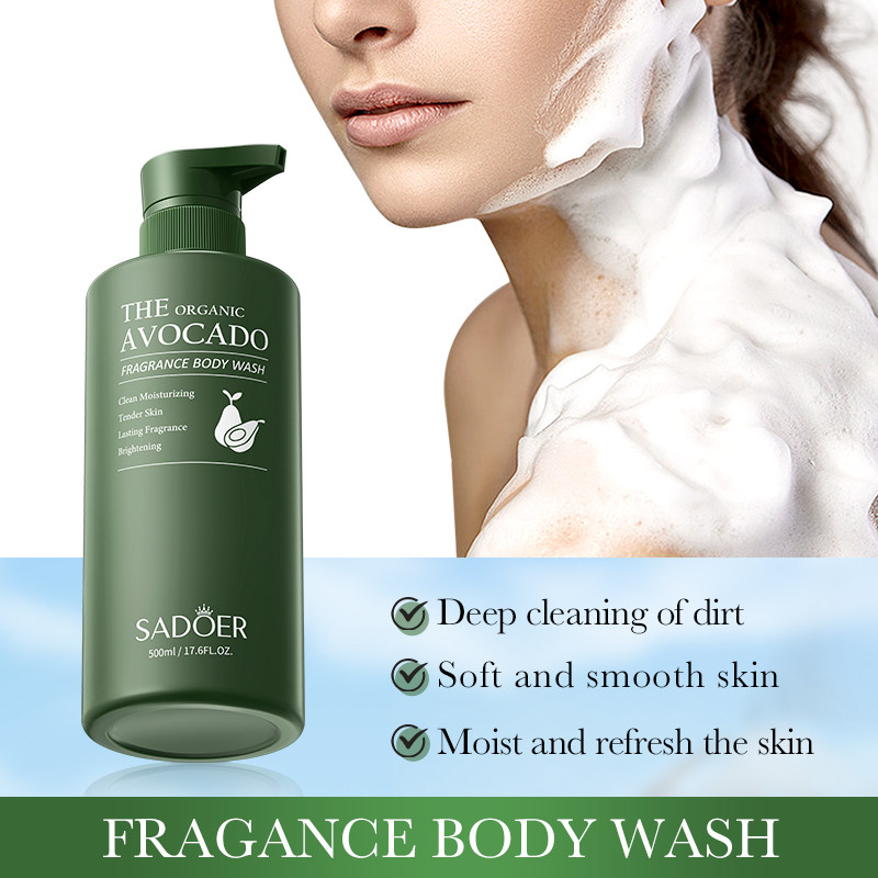ROREC SADOER Organic Avocado Fragrance Body Wash Clean Moisturizing ...