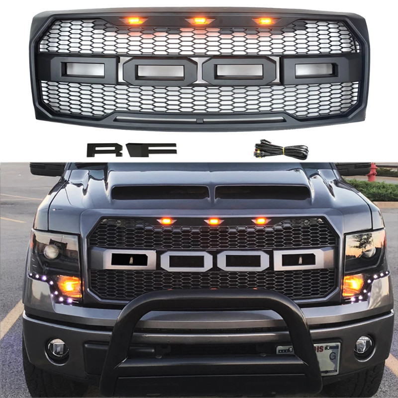 Modified For F150 Front Grill For F-150 2009 2010 2011 2012 2013 2014 ...