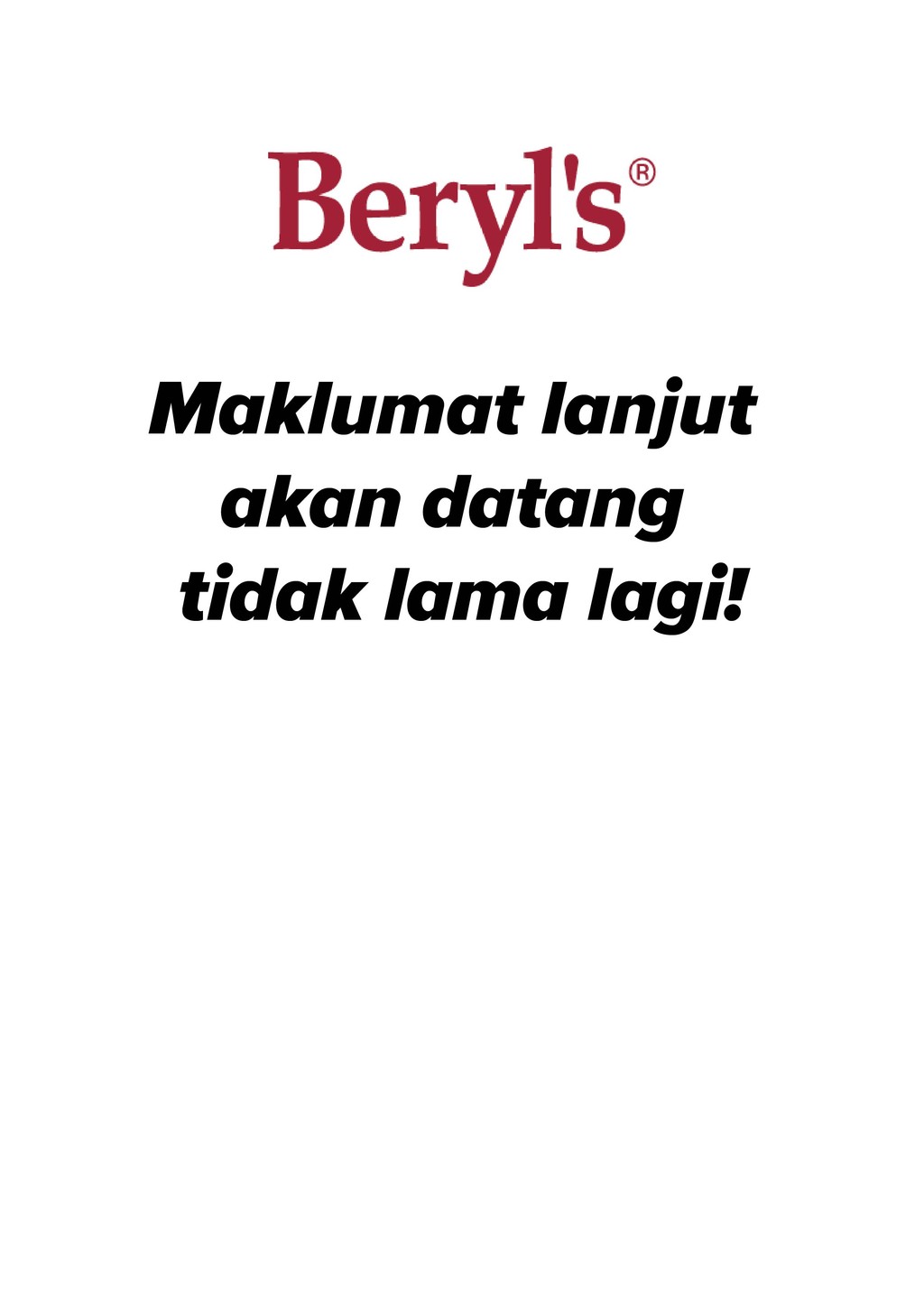 Beryl's Coklat Konfeksi Susu Tiramisu Kacang Badam | Beryl's Classic Tiramisu Almond Milk ...