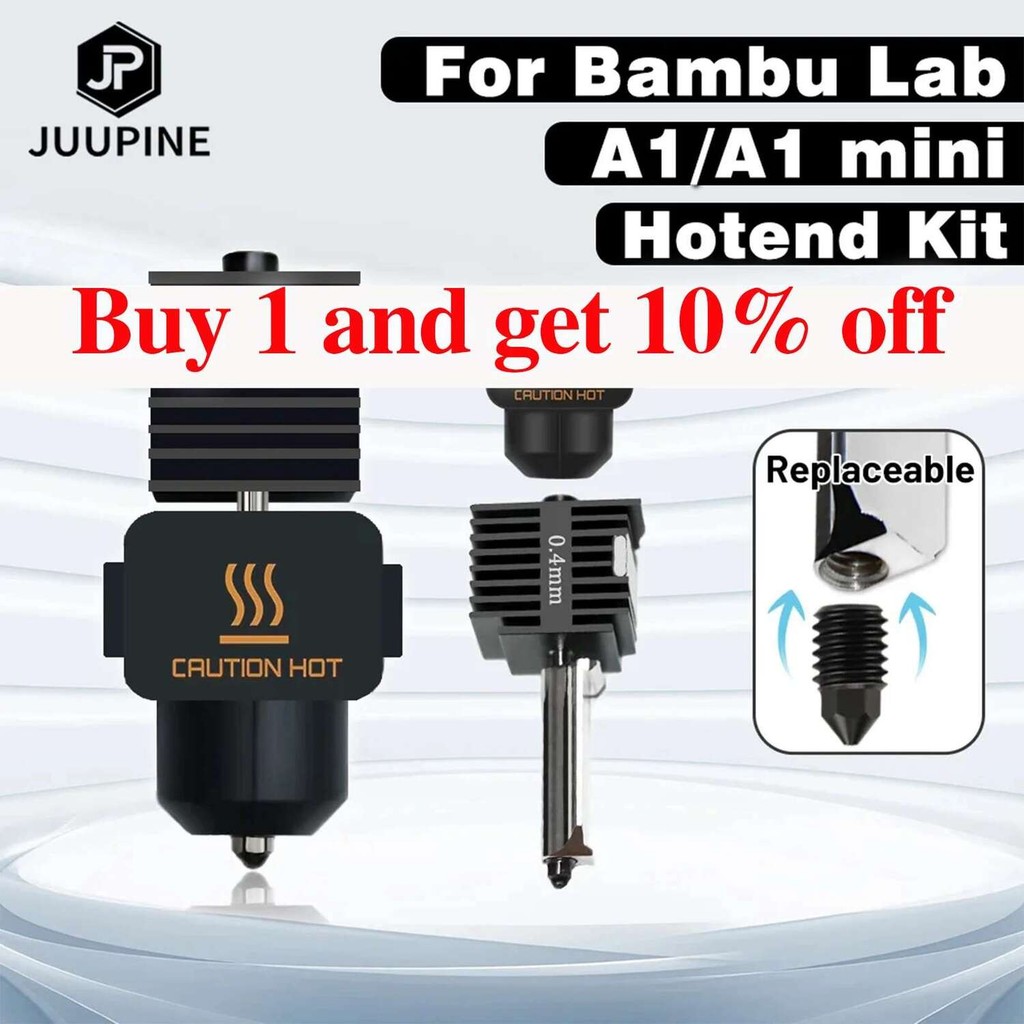3D For Bamboo Lab Clone Hotend Replace Nozzle Bamboo Lab Hotend ...