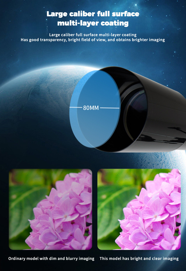 ORION 80EQ Astronomical Telescope Professional Monocular Discovery for ...