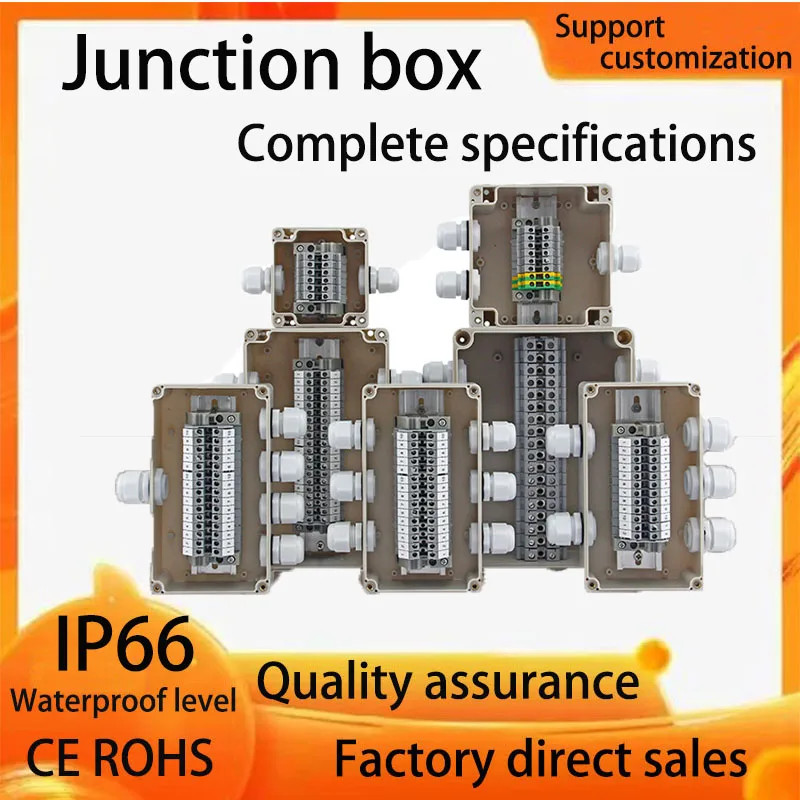 Outdoor ABS Plastic Electric Cable Branch Box Distribution Enclosure ...