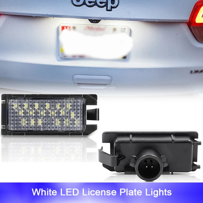 2x LED Backup License Plate Tail Light For Jeep Grand Cherokee MK4 ...