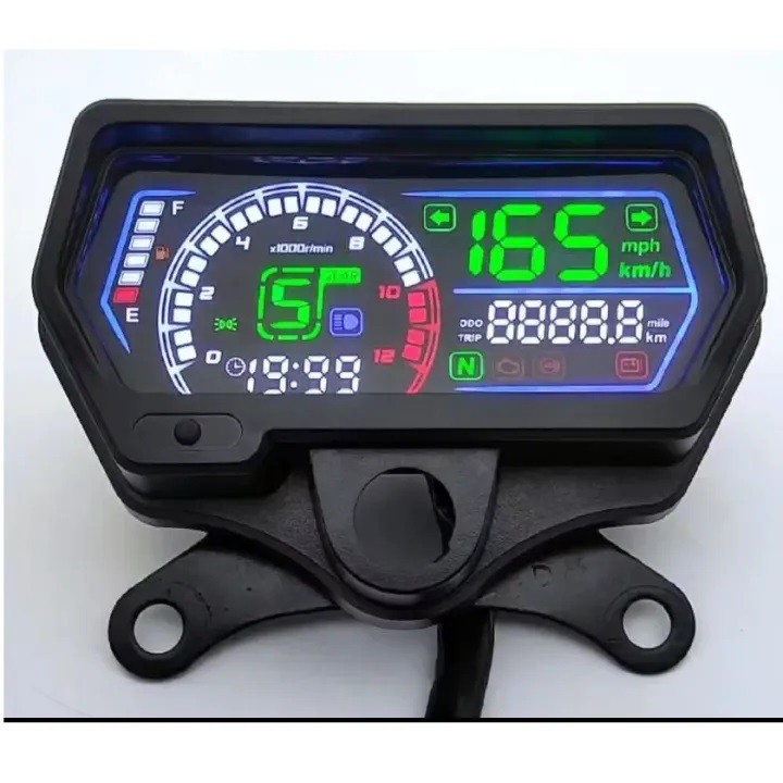 Motorcycle LED Digital Meter Assy For Honda CG125 TMX125 Rusi Tc 125 Tc ...
