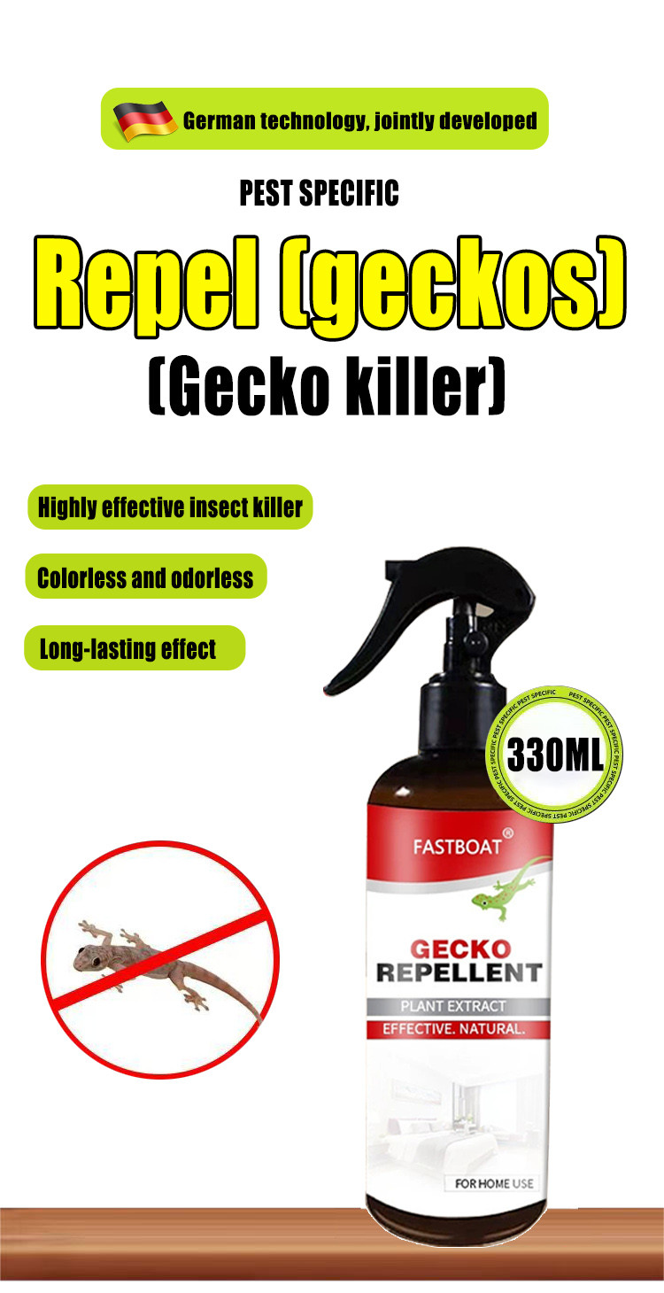 50 years without geckos lizard repellent spray Lizard killer spray ...