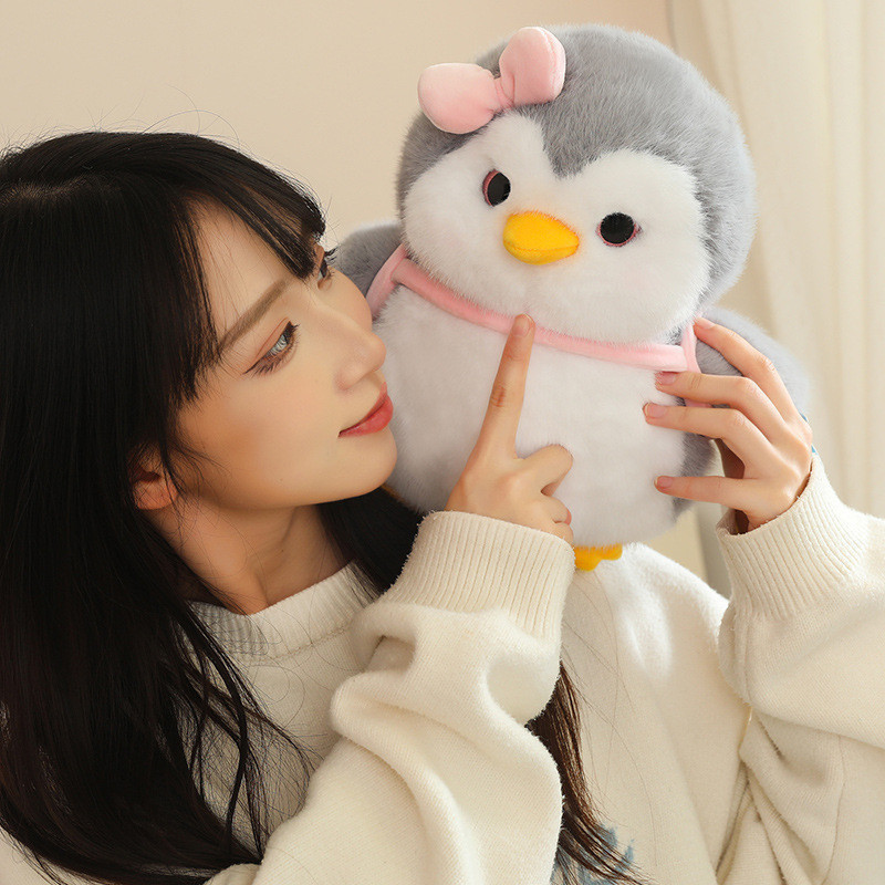 Penguin Plush Dolls Cute Stuffed Animal Doll Toy Bedroom Baby Soothing ...