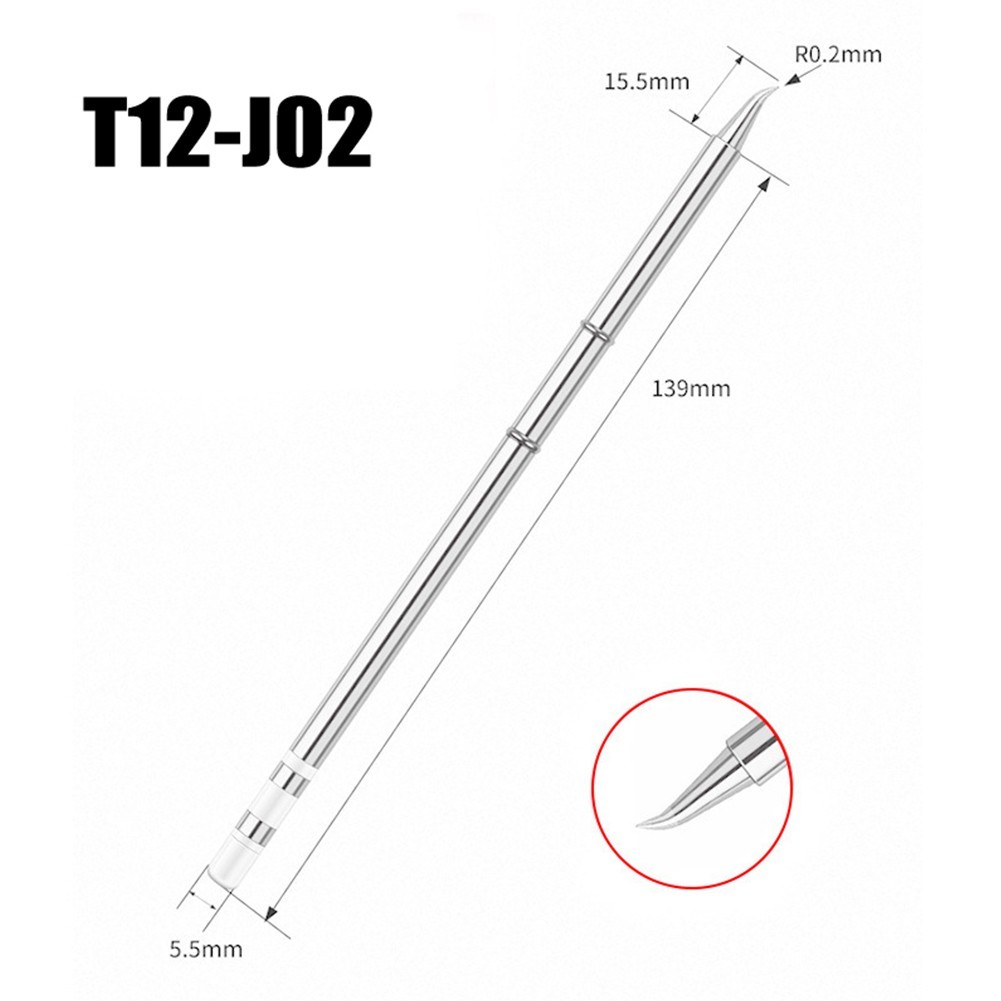 [CM] T12 K J Series Soldering Iron Tip For 950D 202 942 Soldering ...