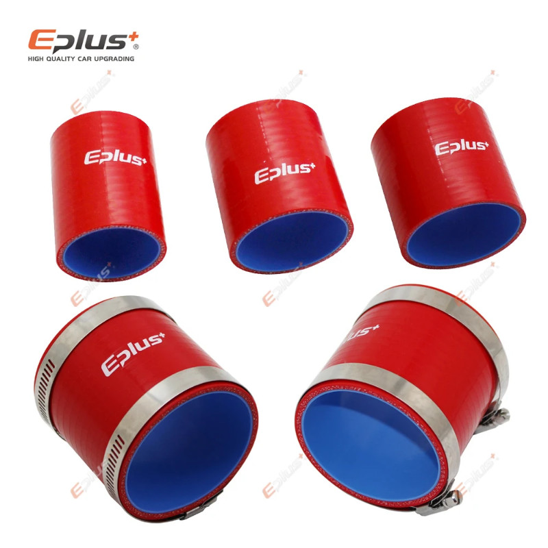 EPLUS Universal Silicone Tubing Hose Straight Connector Car Intercooler ...