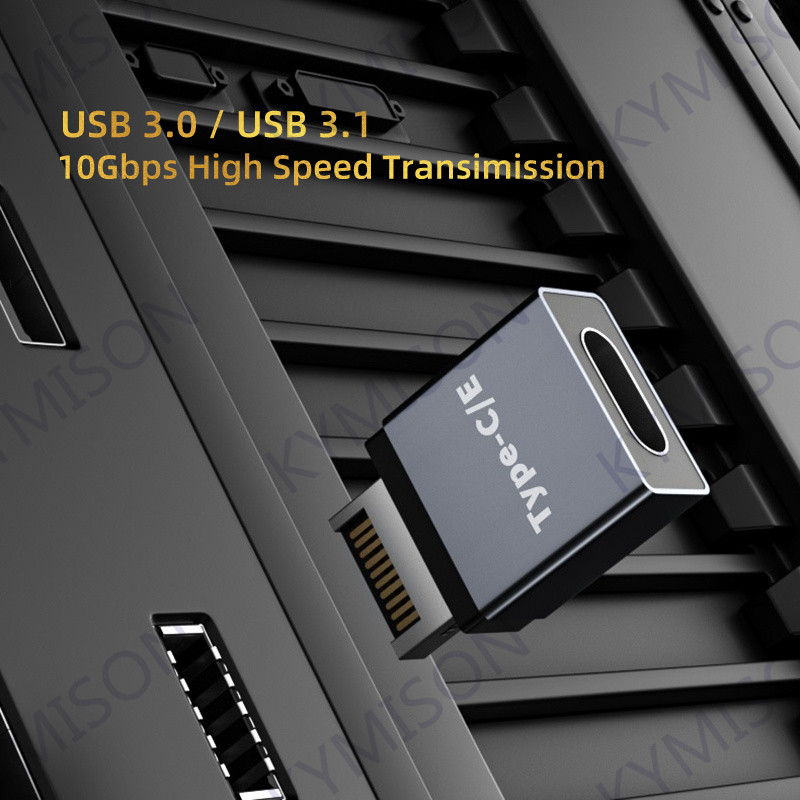 USB 3.1 Front Panel Header Type E to USB Type C Expansion Cable Adapter ...