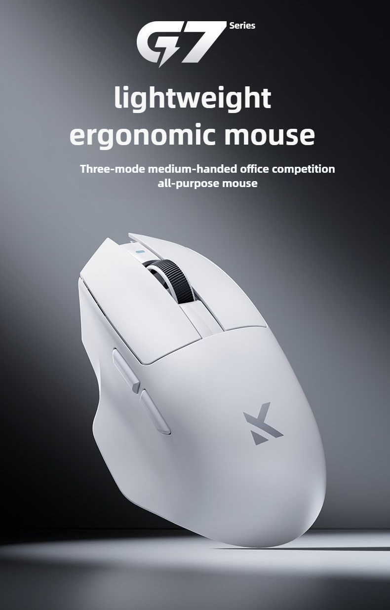 MCHOSE G7 Wireless Mouse 800mAh Lightweight 8K Polling Rate PAW3311 Customed Gaming Mouse for ...