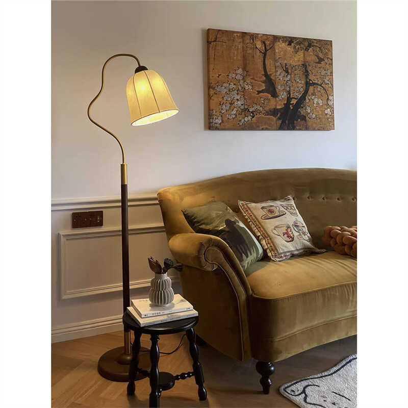 French Nanyang Style Floor Lamp Living Room Sofa Fishing Light ...