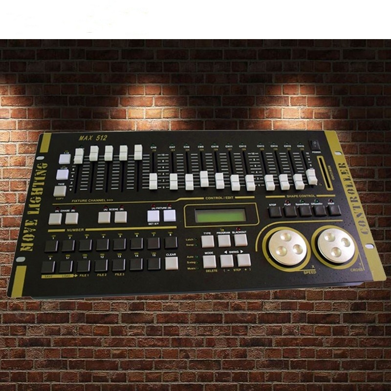 Max DMX Controller MAX 512/384 Master Console For XLR-3 Led Par Beam ...