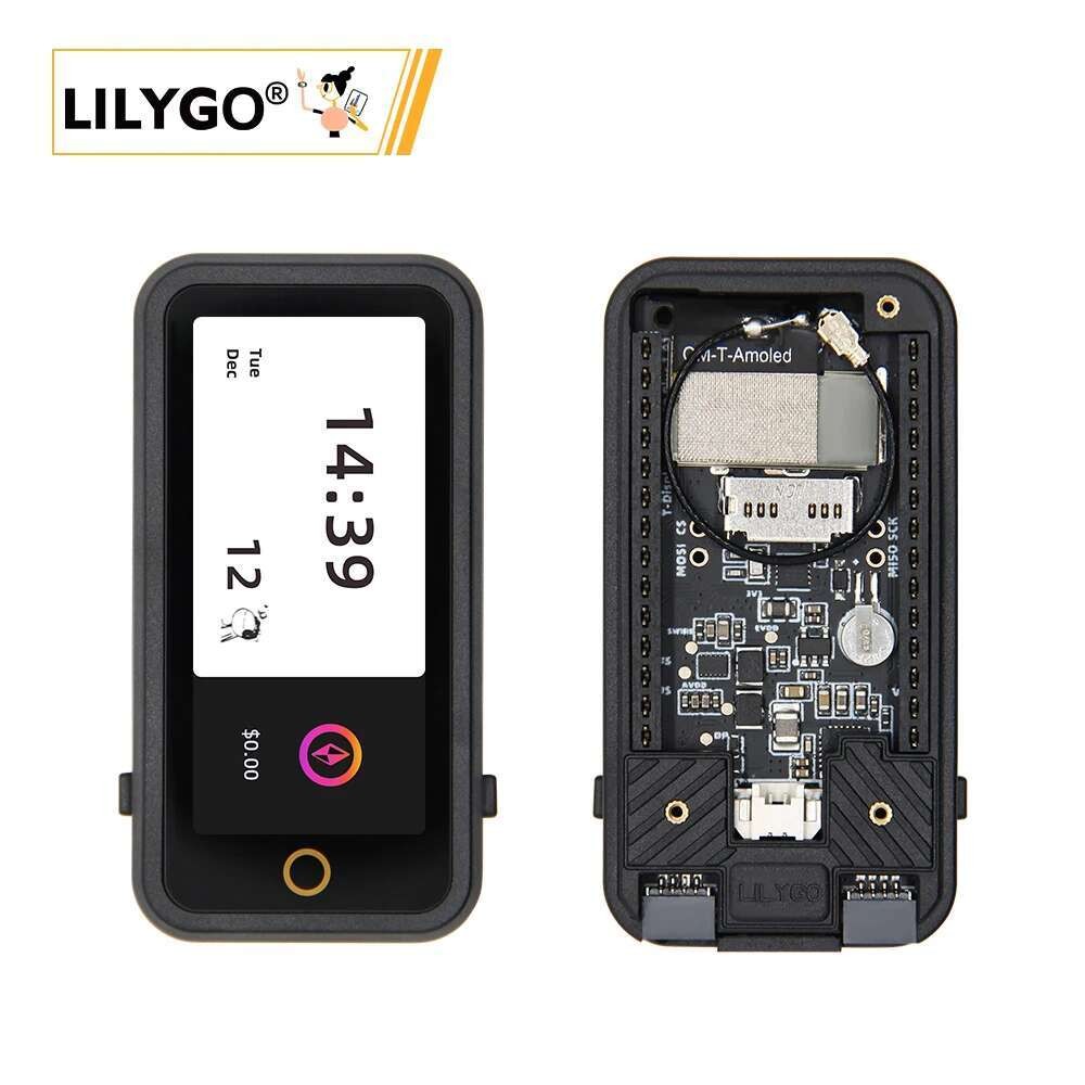 LILYGO® T-Display AMOLED PLUS ESP32-S3 Development Board 1.91" AMOLED Screen Wi-Fi Bluetooth 5 ...