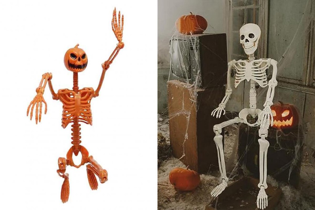 Adjustable Joints Skeleton Movable Jaw Skeleton Realistic Halloween ...