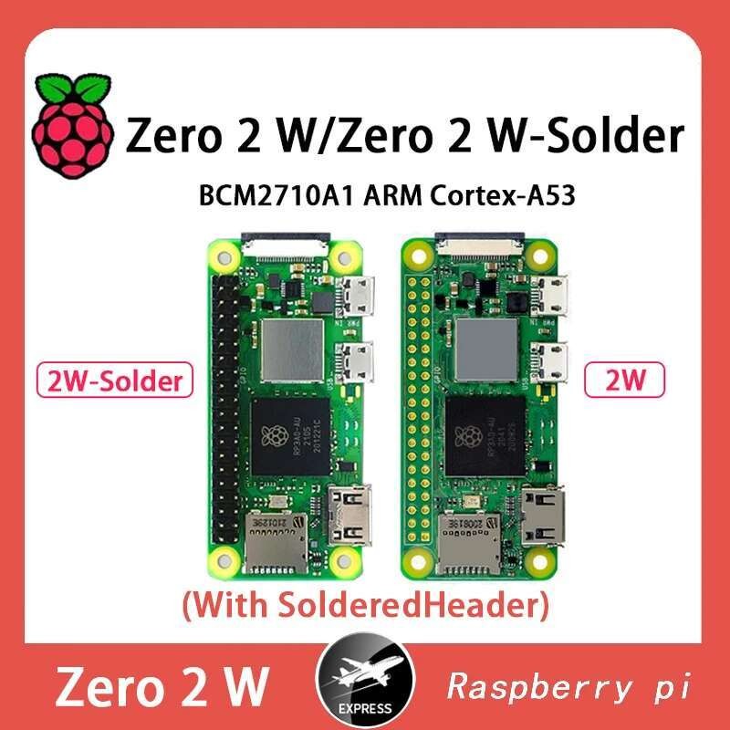 VN Official Original Raspberry Pi Zero 2 W Zero 2W-Solder with SolderedHeader 512MB DRAM ...