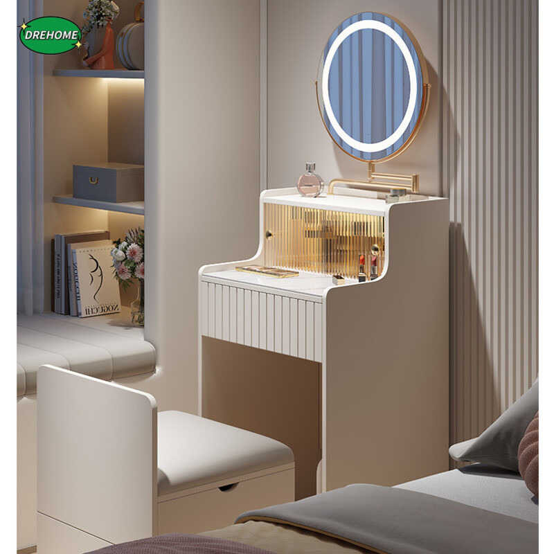 DRE Dressing Table Bedroom Storage Cabinet Integrated Mini Small ...