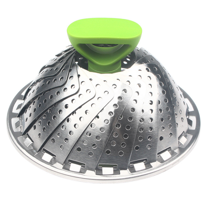 Stainless Steel Folding Steamer Collapsible Steaming Rack Expandable ...