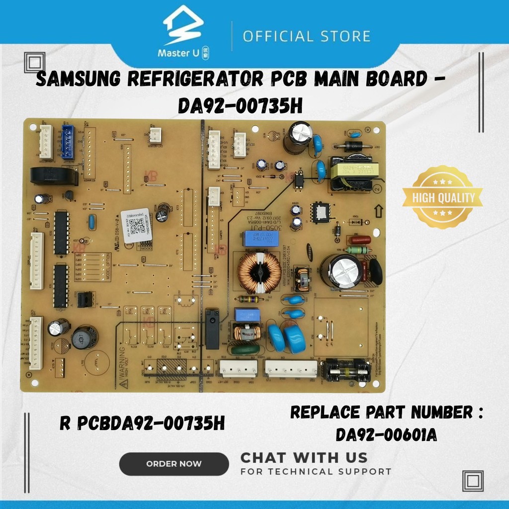 [ORIGINAL PCB] Samsung Refrigerator Main Board – DA92-00735H | Fix ...