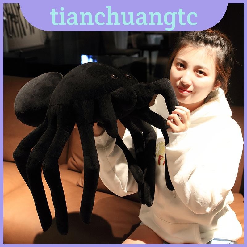 Black Spider Cushion Toy Soft And Huggable Available In Sizes Various | Shopee Malaysia