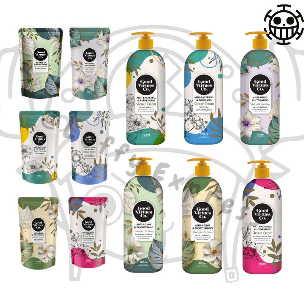 Good Virtues Co Anti-Aging & Hydrating Anti -Bact &Hydrating Shower ...