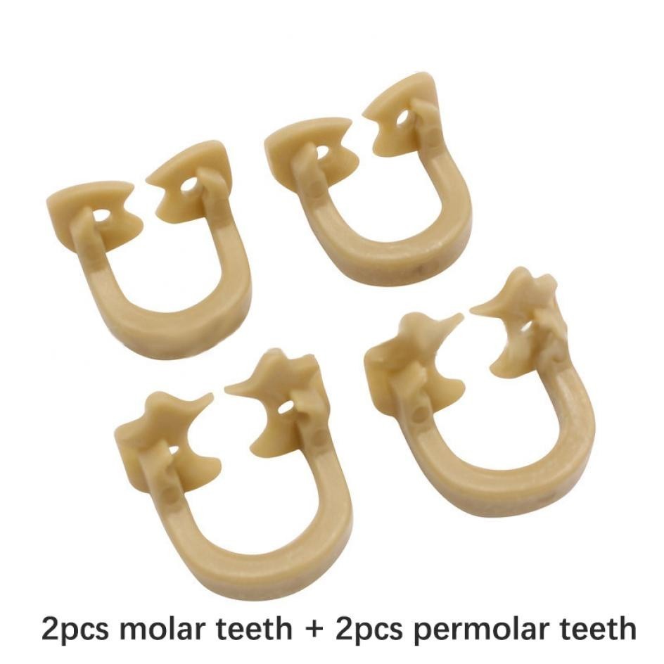 Dental Rubber Dam Clamps Rubber Barrier Clip Resin Material Dental Lab ...