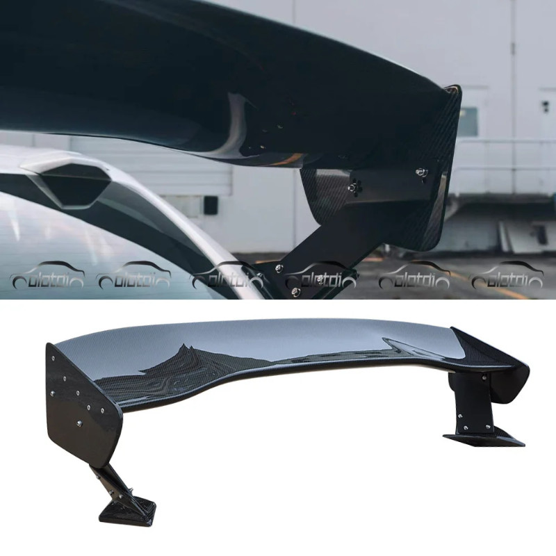 Carbon Fiber Rear Trunk Spoiler Boot Lip Wings VTX-2V Style For Honda ...