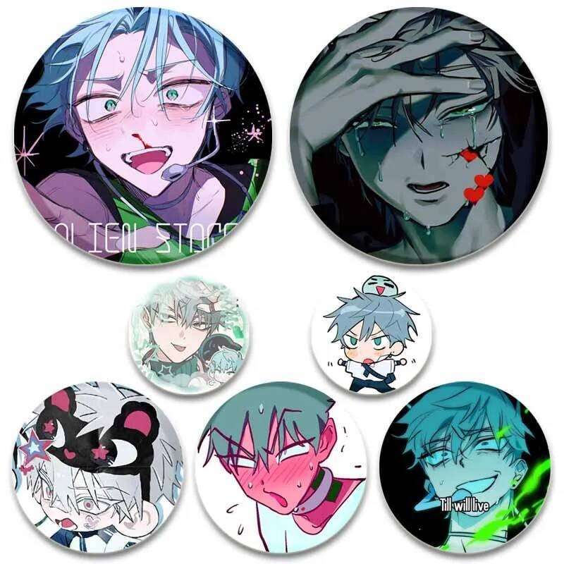 Animation Peripheral Alien Stage Characters Till Lapel Pins Korean ...